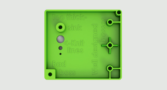 Plastic Boss Design on Molded Parts