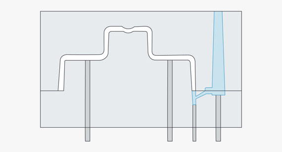 Using ejector pins properly on molded parts